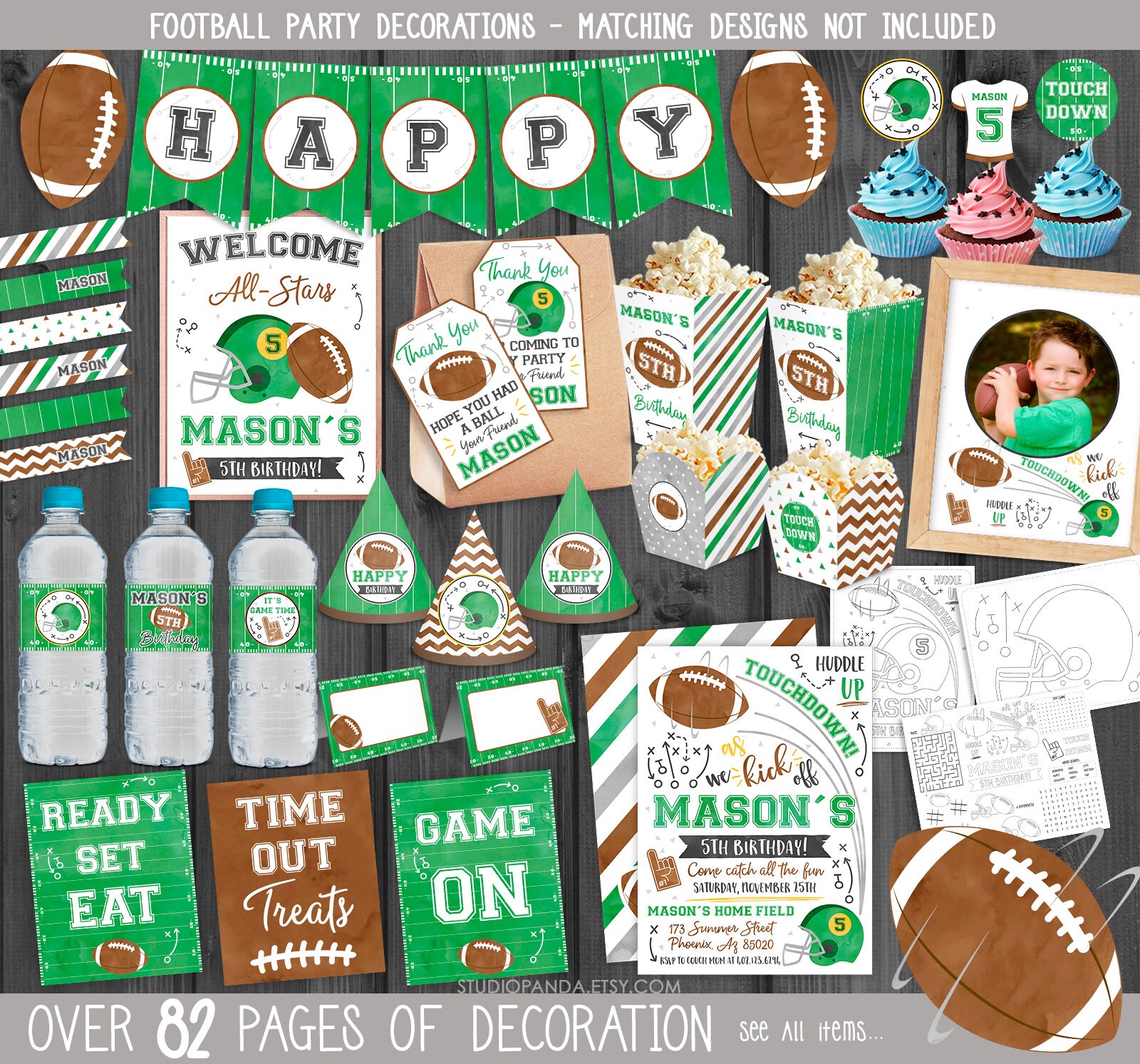 Football Ready Set Eat Sign Instant Download Football Party | Etsy