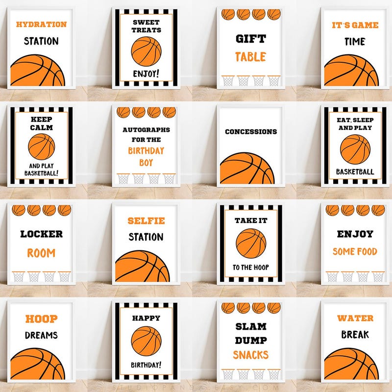 Basketball Sign - Etsy