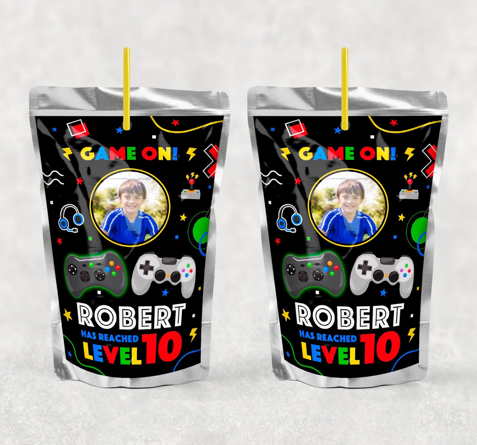 Video Game Bundle With Photo, Personalized, Video Game Package, Gamer ...