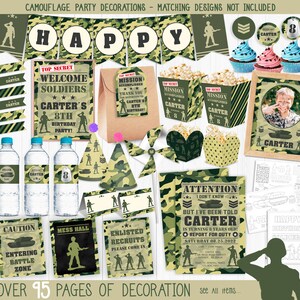Camouflage Candy Wrappers 2, Personalized, Camo Bundle, Army Chip Bag ...
