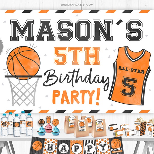 Basketball Backdrop - Etsy