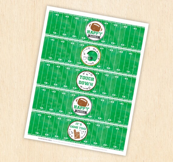 Football Wrappers Football Juice Personalized Football Capri Football ...