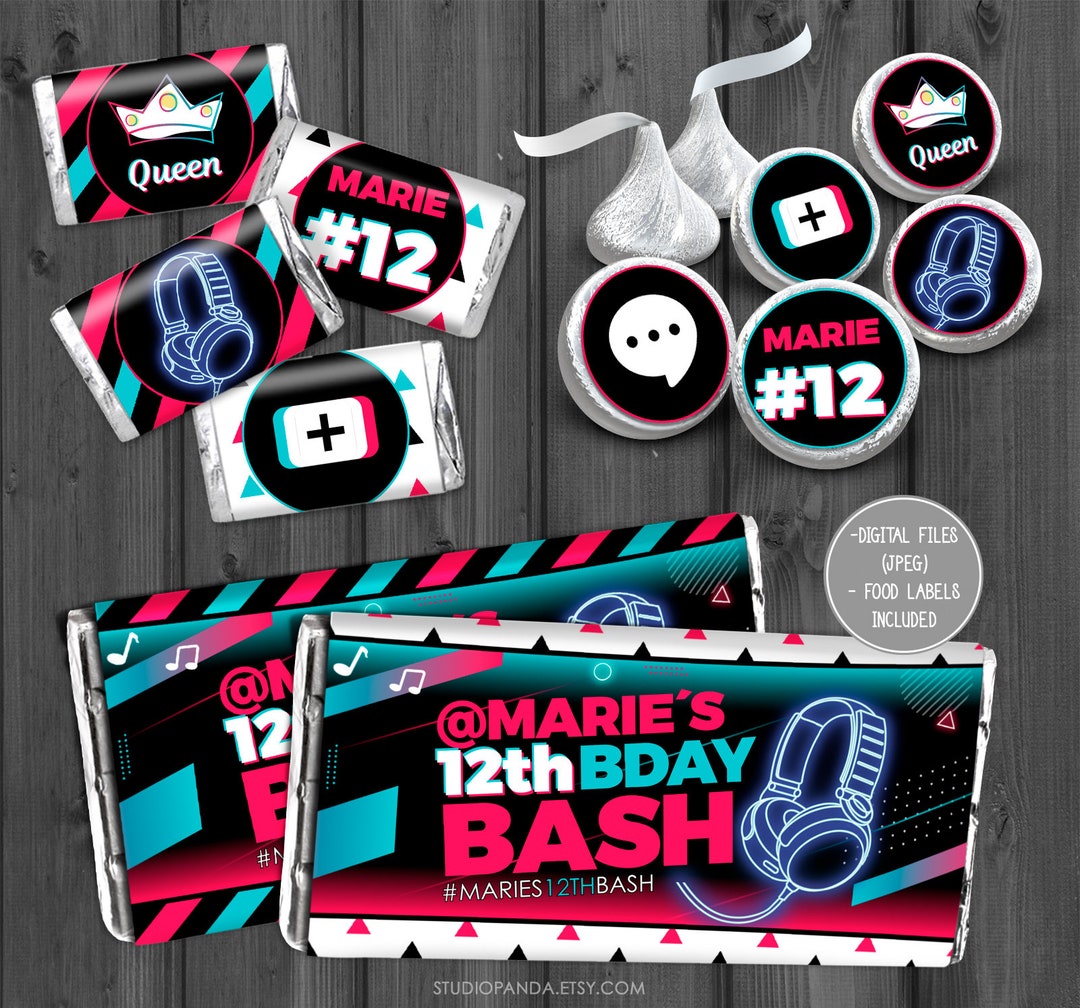 Musical Candy Bar Wrappers Personalized Dance Wrappers - Etsy