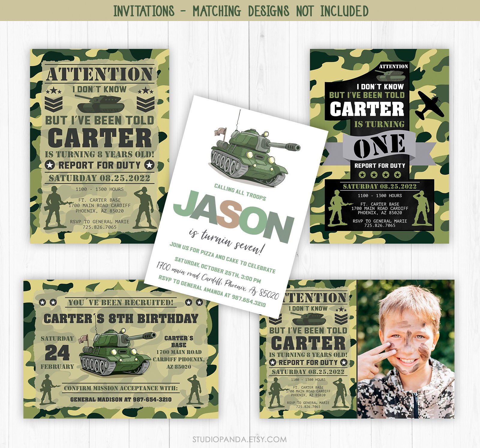 Camouflage Water Bottle Labels Personalized Camo Label Army | Etsy