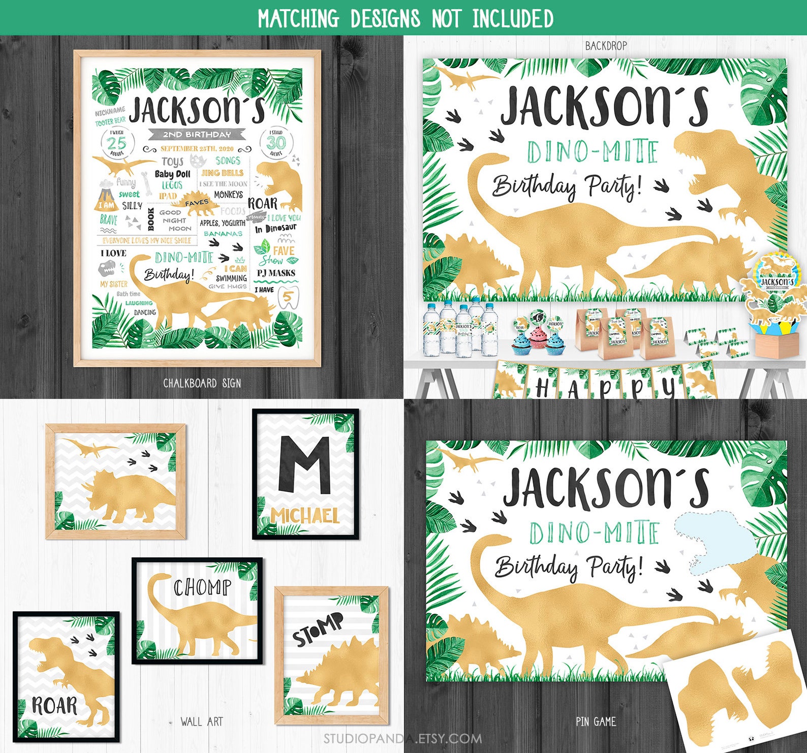 Dinosaur Chalkboard Black Banner Dinosaur Poster Sign Chalk | Etsy