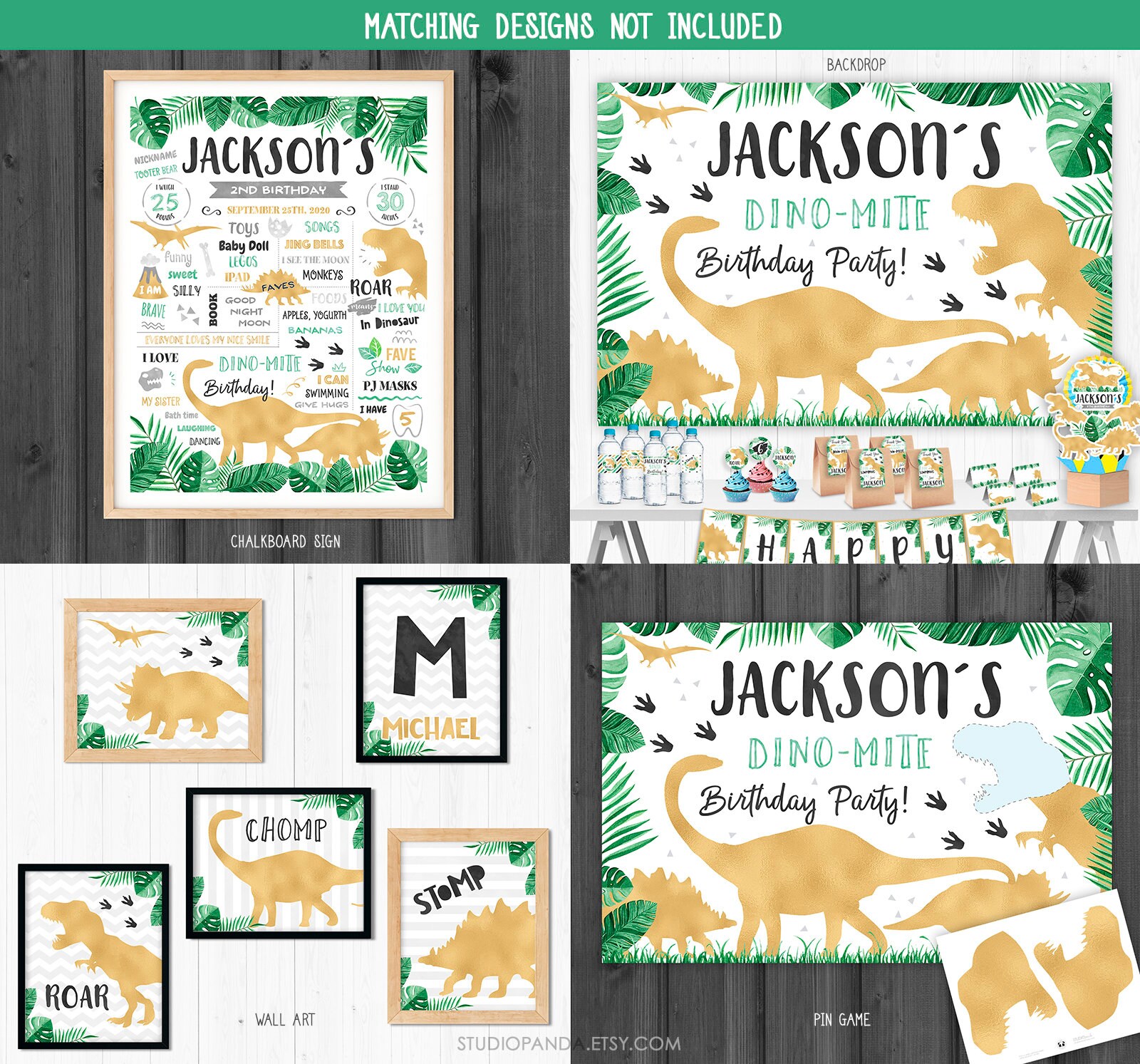 Dinosaur Chalkboard Black Banner Dinosaur Poster Sign Chalk | Etsy