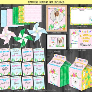 Llama Thank You Tags, Personalized, Llama Card, Llama Thank You Card ...