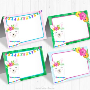 Llama Thank You Tags, Personalized, Llama Card, Llama Thank You Card ...