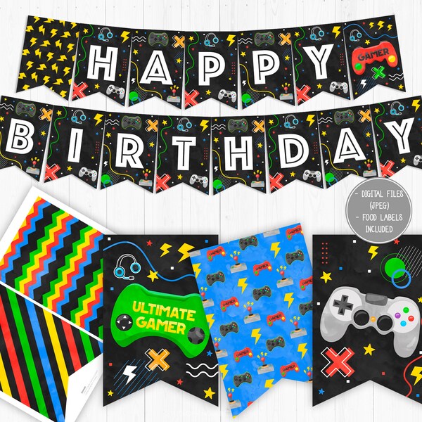 Video Game Birthday - Etsy