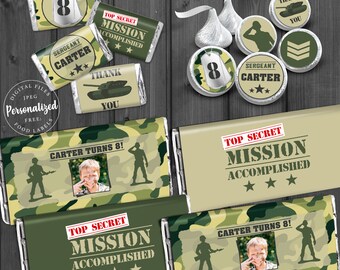 Army Candy Bar - Etsy