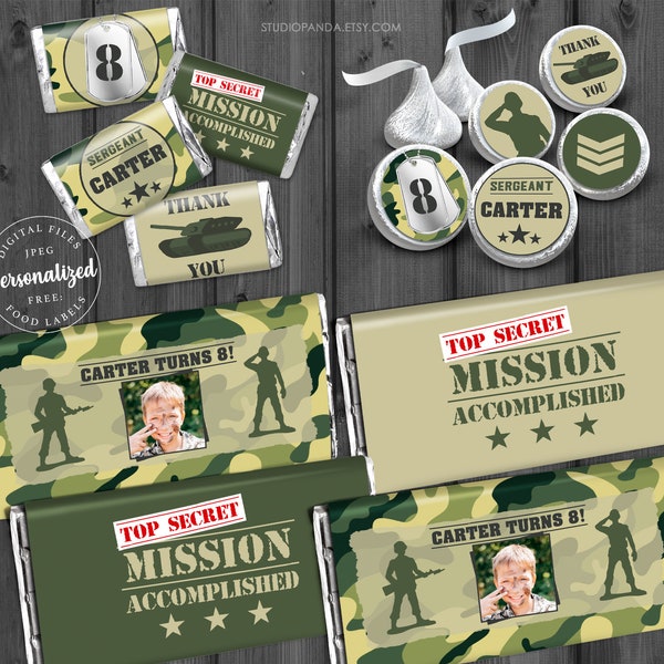 Military Hersheys Wrappers - Etsy