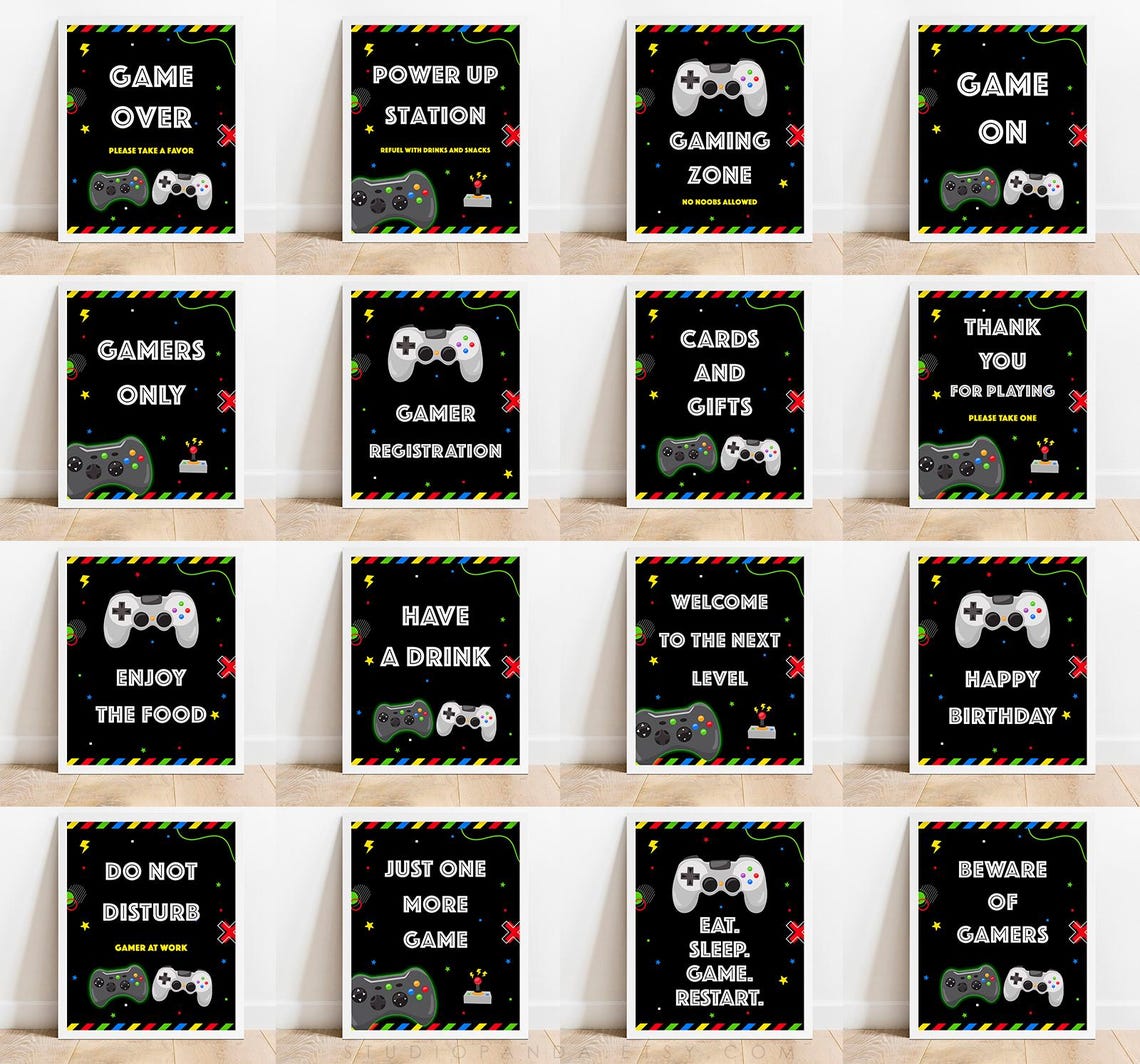 Video Game Bundle With Photo, Personalized, Video Game Package, Gamer ...