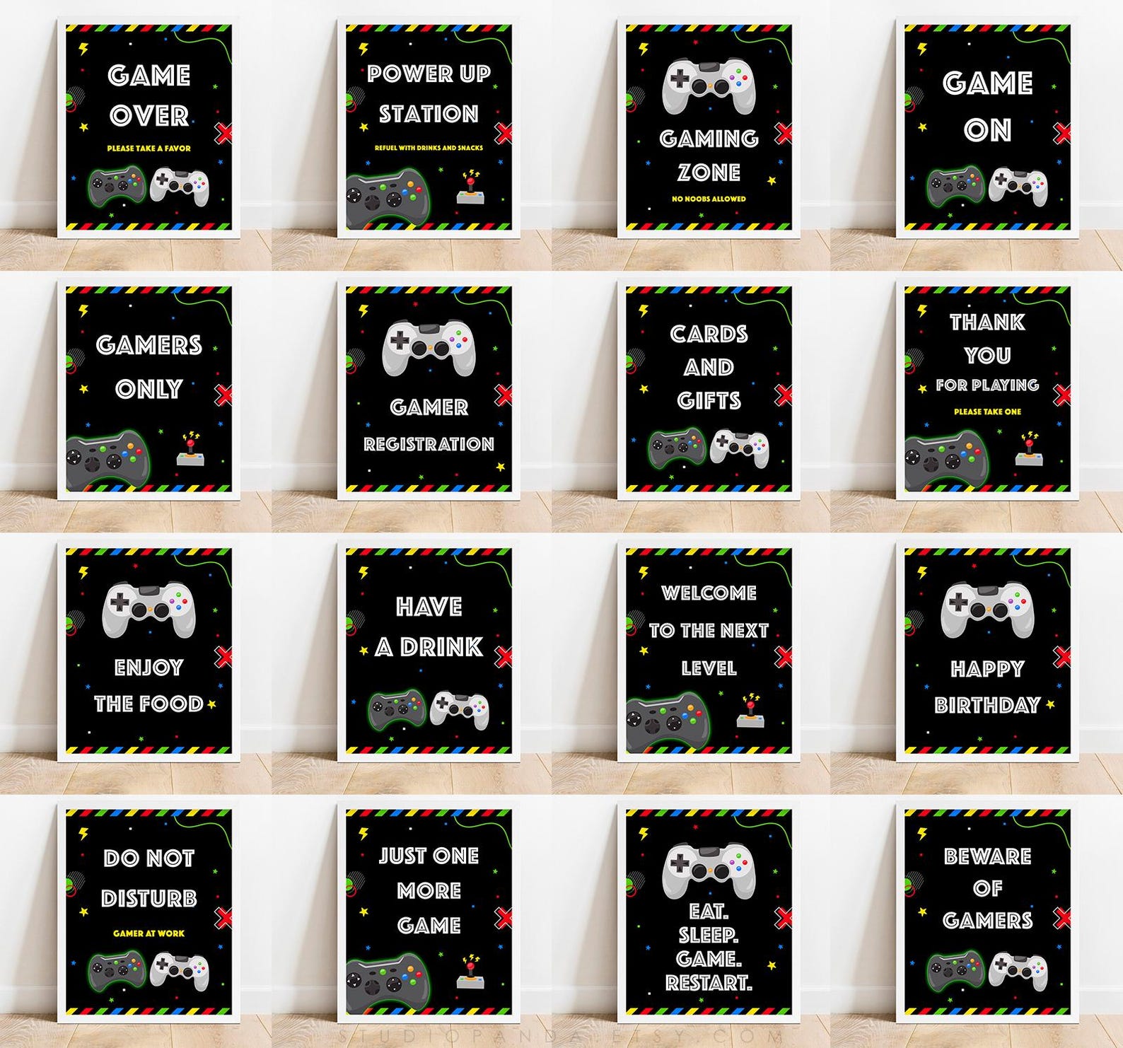 Video Game Bundle With Photo, Personalized, Video Game Package, Gamer ...