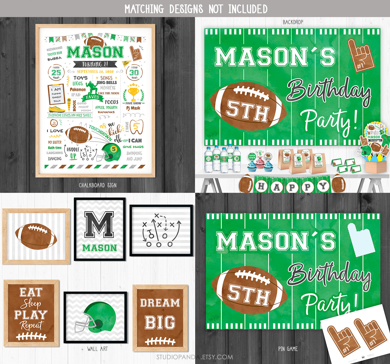 Football Its Game Time Sign Instant Download Football Party - Etsy México