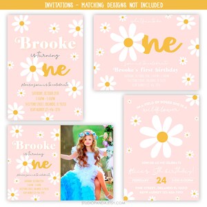 Daisy Flower Banner, Instant Download, Daisy Decoration, Daisy Birthday ...