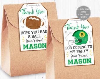 Rugby Thank You Card - Etsy