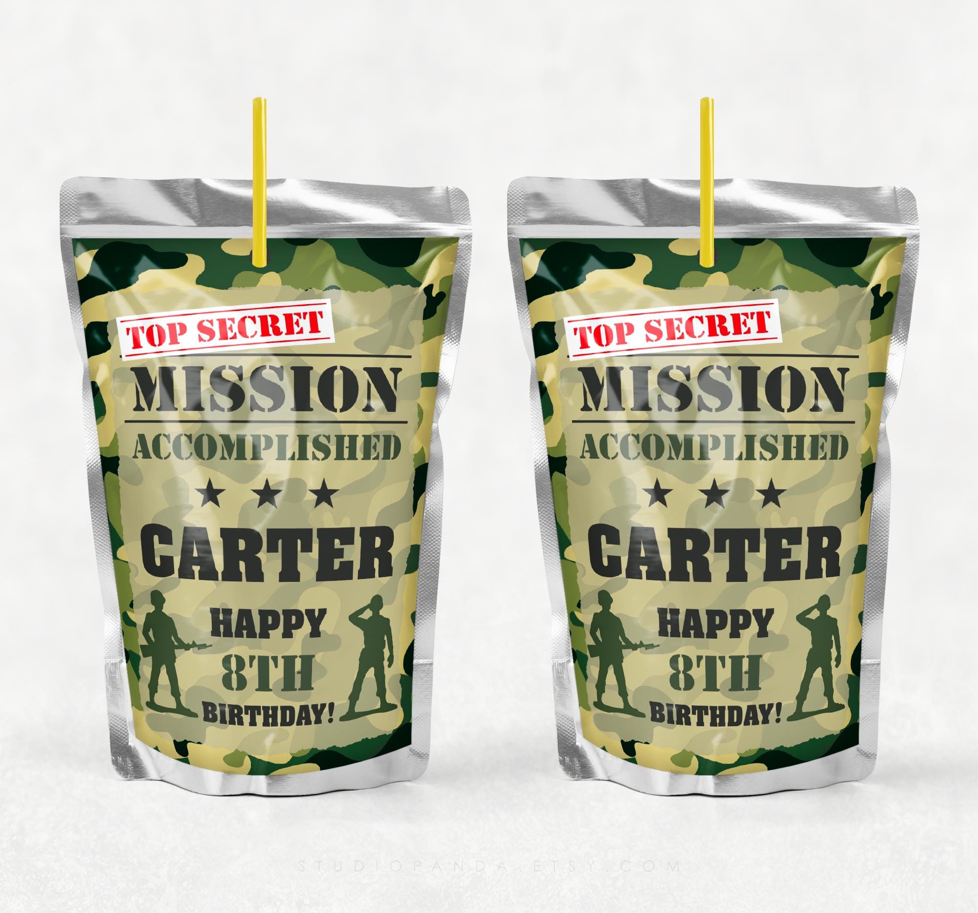 Soldier Happy Birthday Sign, Instant Download, Camo Table Sign, Army ...