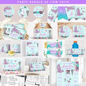 Mermaid Signs, Instant Download, Mermaid Wall Art, Mermaid Poster ...