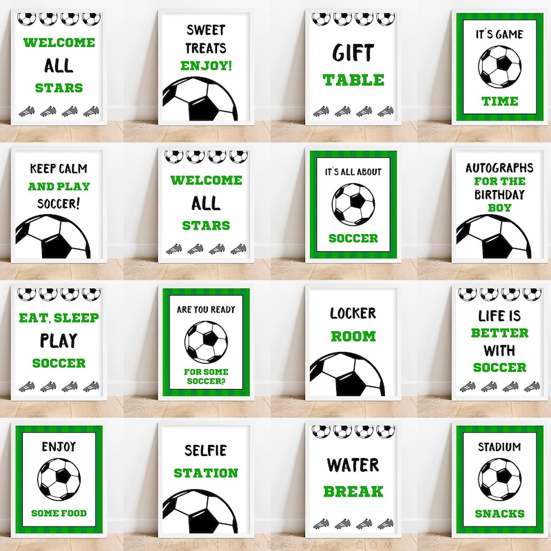 Soccer Sign - Etsy