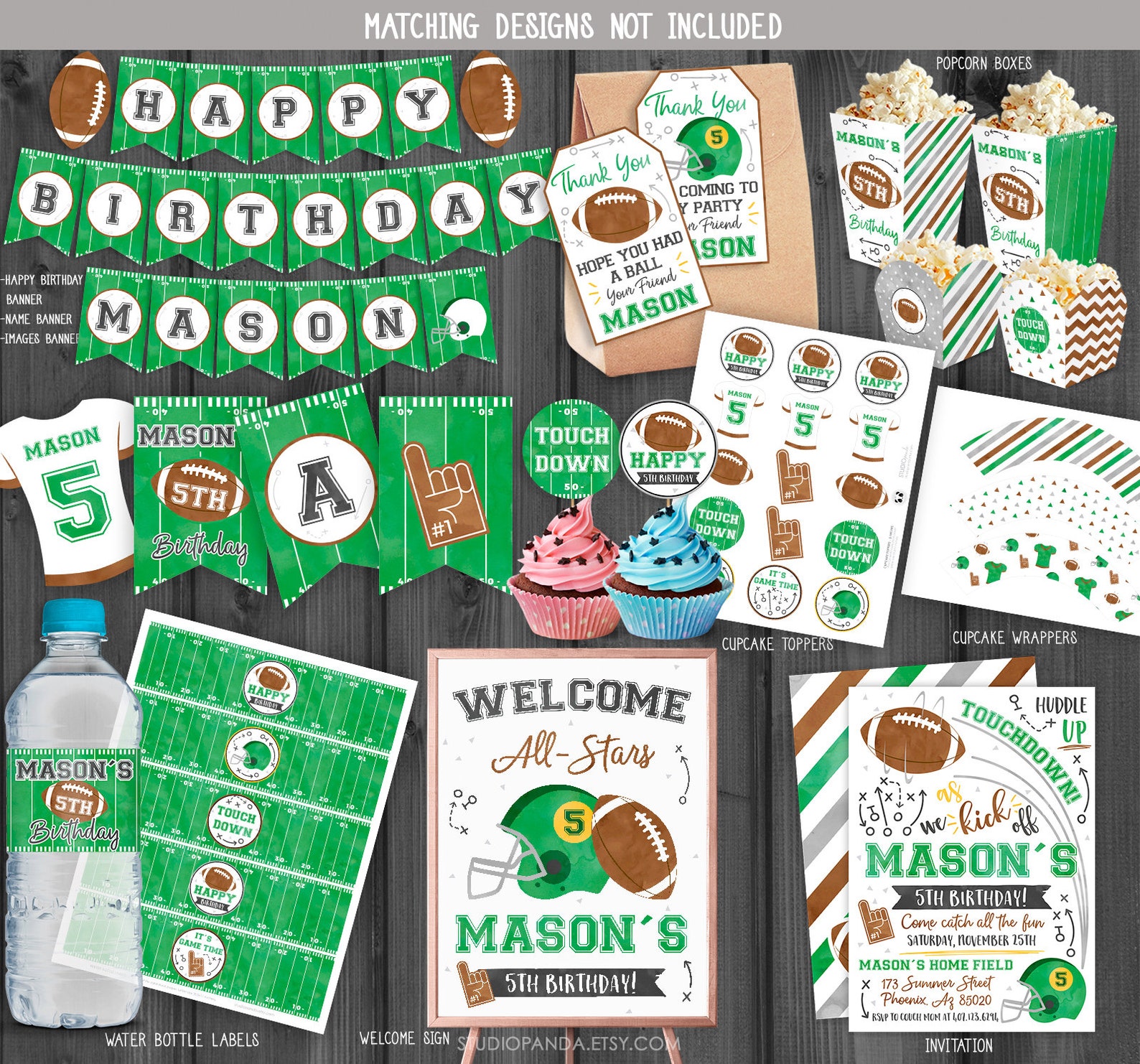 Football Ready Set Eat Sign Instant Download Football Party | Etsy