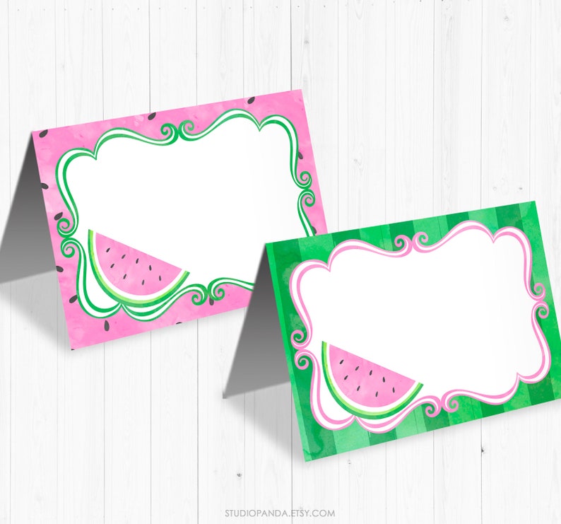 Watermelon Party Signs Instant Download Watermelon Wall Art - Etsy