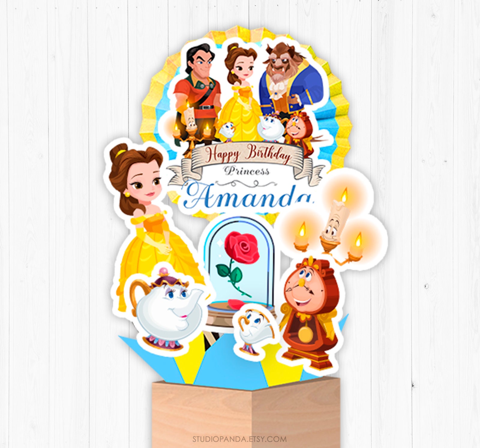 Beauty and the Beast Invitation 5, Personalized, Beauty Bundle, Beauty ...