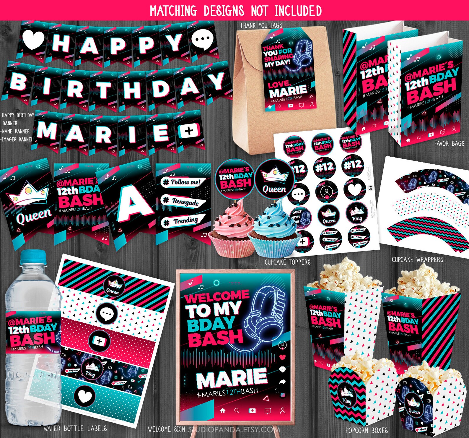 Musical Chip Bag Personalized Dance Wrappers Potato Chips - Etsy