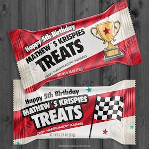 Race Car Candy Wrappers, Personalized, Car Wrappers, Car Chip Bag, Car ...