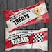 Race Car Candy Wrappers Personalized Car Wrappers Car Chip - Etsy