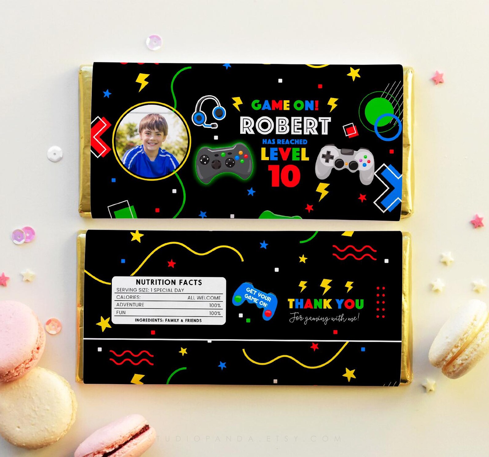 Video Game Bundle With Photo, Personalized, Video Game Package, Gamer ...