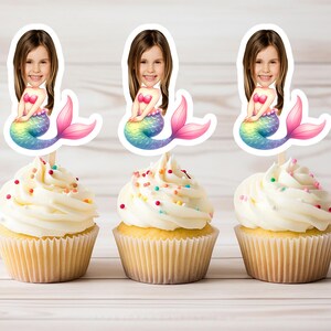 Mermaid Water Bottle Label, Personalized, Mermaid Label, Under the Sea ...