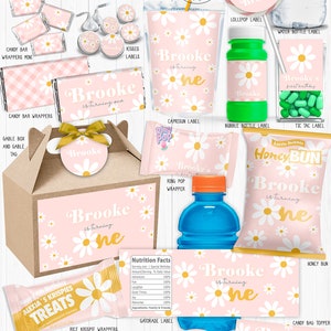 Daisy Flower Chip Bag, Personalized, Daisy Decoration, Daisy Birthday ...
