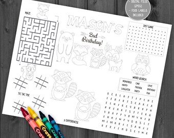 Wild One Coloring | Etsy