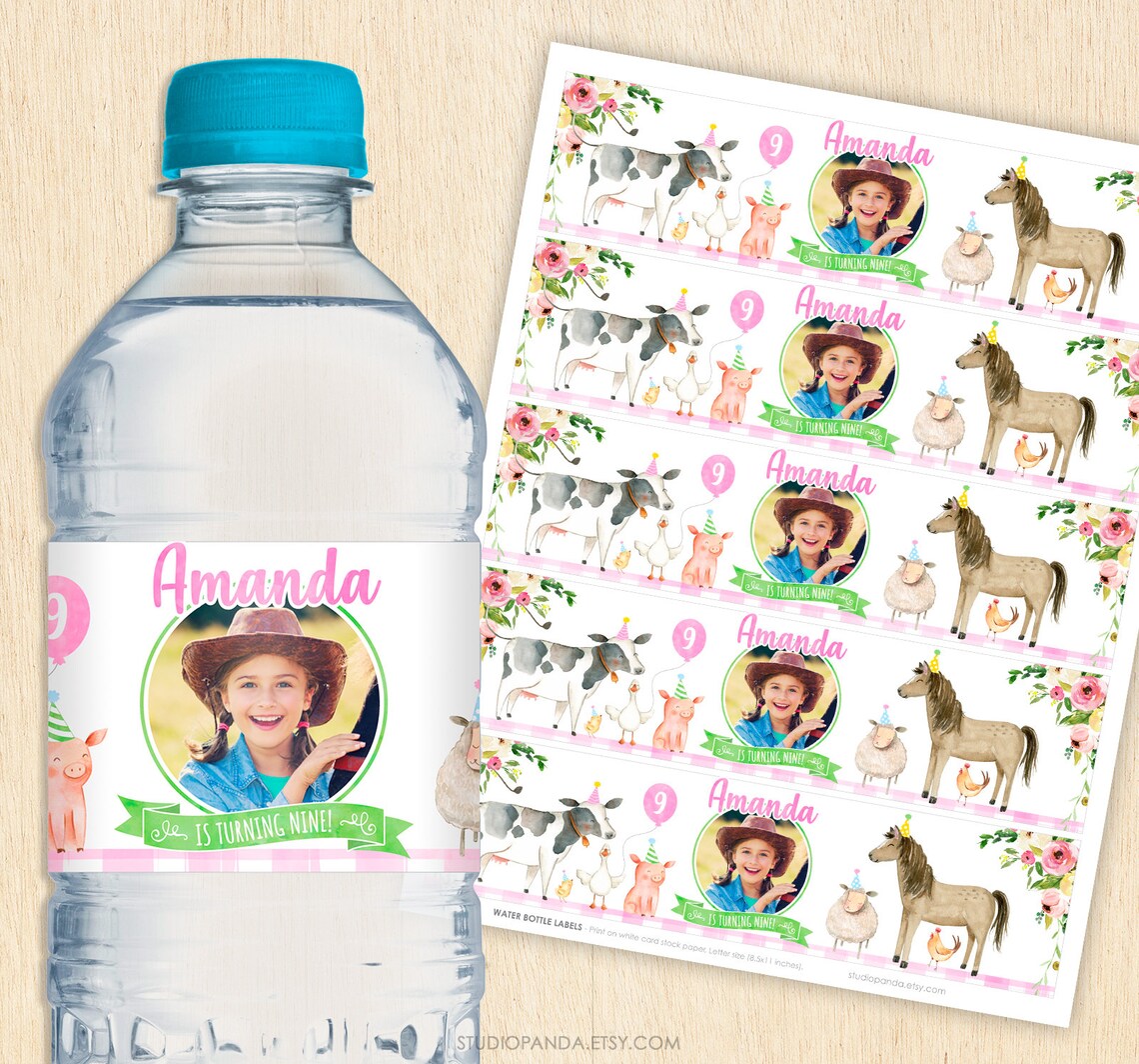 Farm Girl Candy Wrappers 2, Personalized, Farm Bundle, Farm Decoration ...