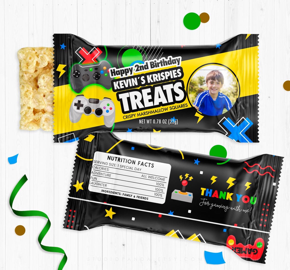 Video Game Bundle With Photo, Personalized, Video Game Package, Gamer ...