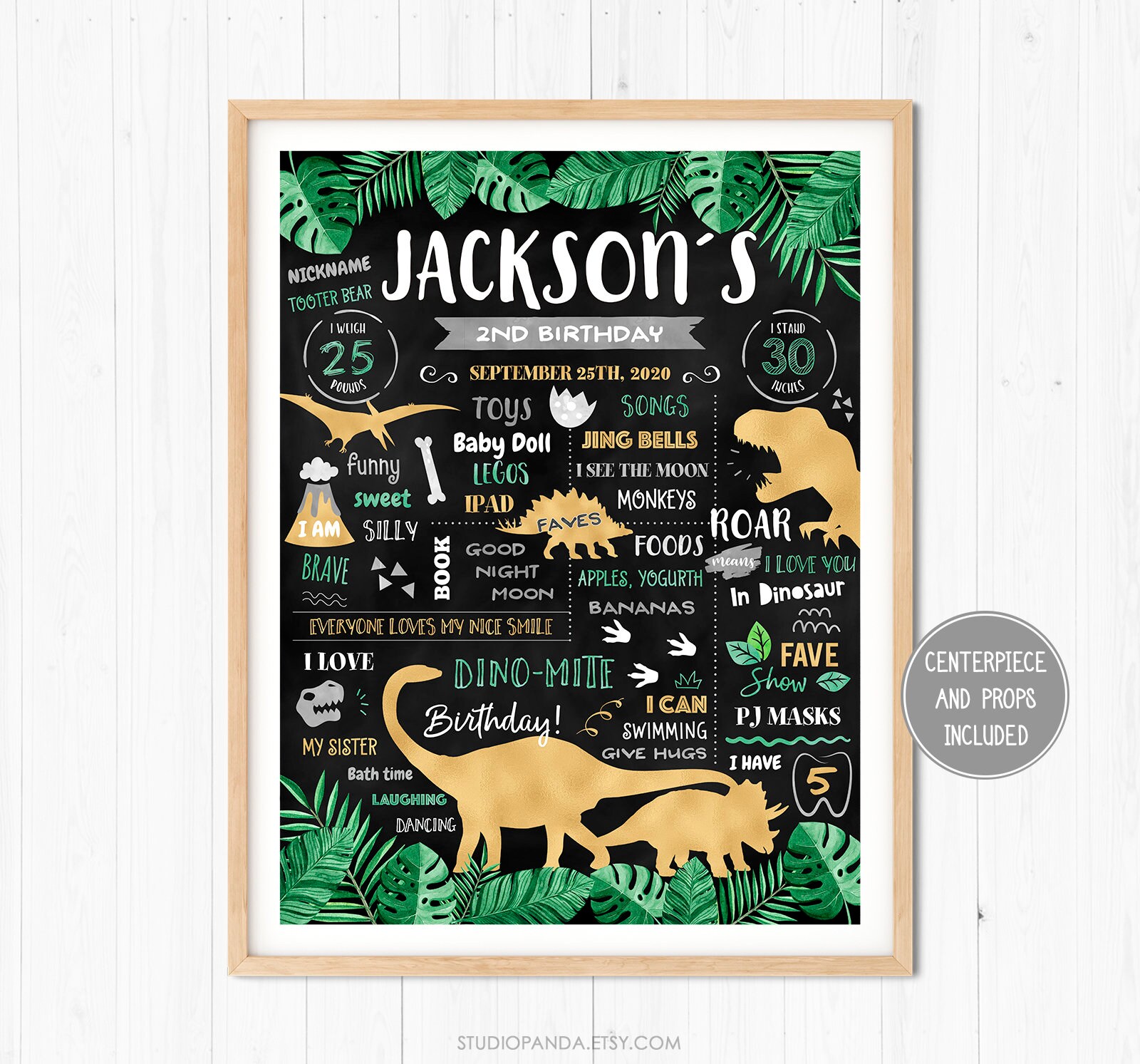 Dinosaur Chalkboard Black Banner Dinosaur Poster Sign Chalk | Etsy