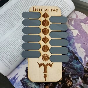 Deluxe Handmade Combat Initiative Tracker for Dnd, Dungeons and Dragons ...
