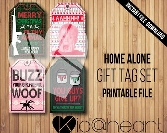 Funny / Snarky / Christmas Gift Tag Set / Printable File / | Etsy