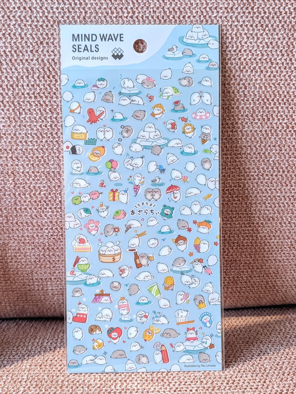 White Seal Stickers | MINDWAVE JAPAN | Sticker Sheet Journaling Kawaii ...