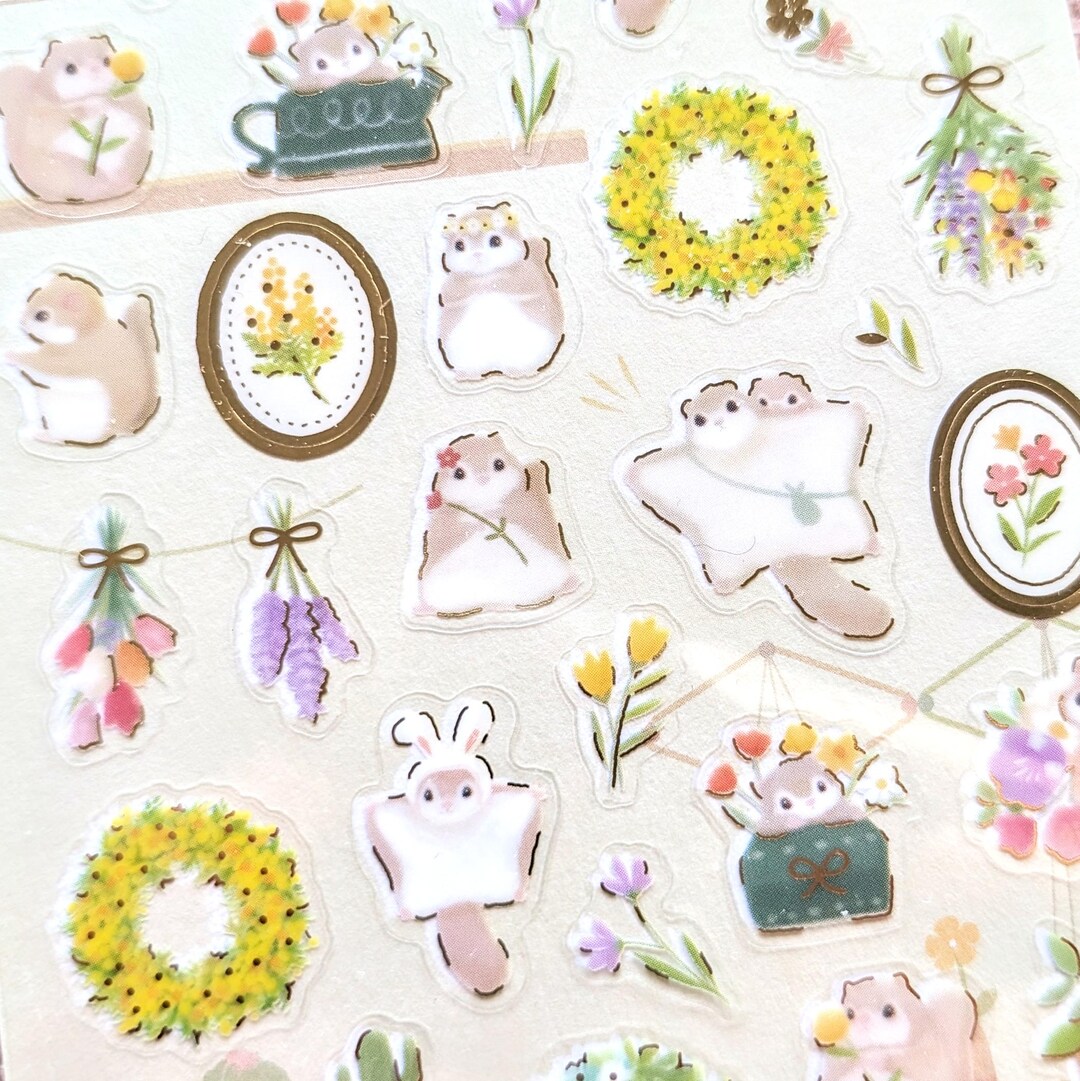Sticker Sheet | Flying Squirrel | Zoo | NB Co - Etsy