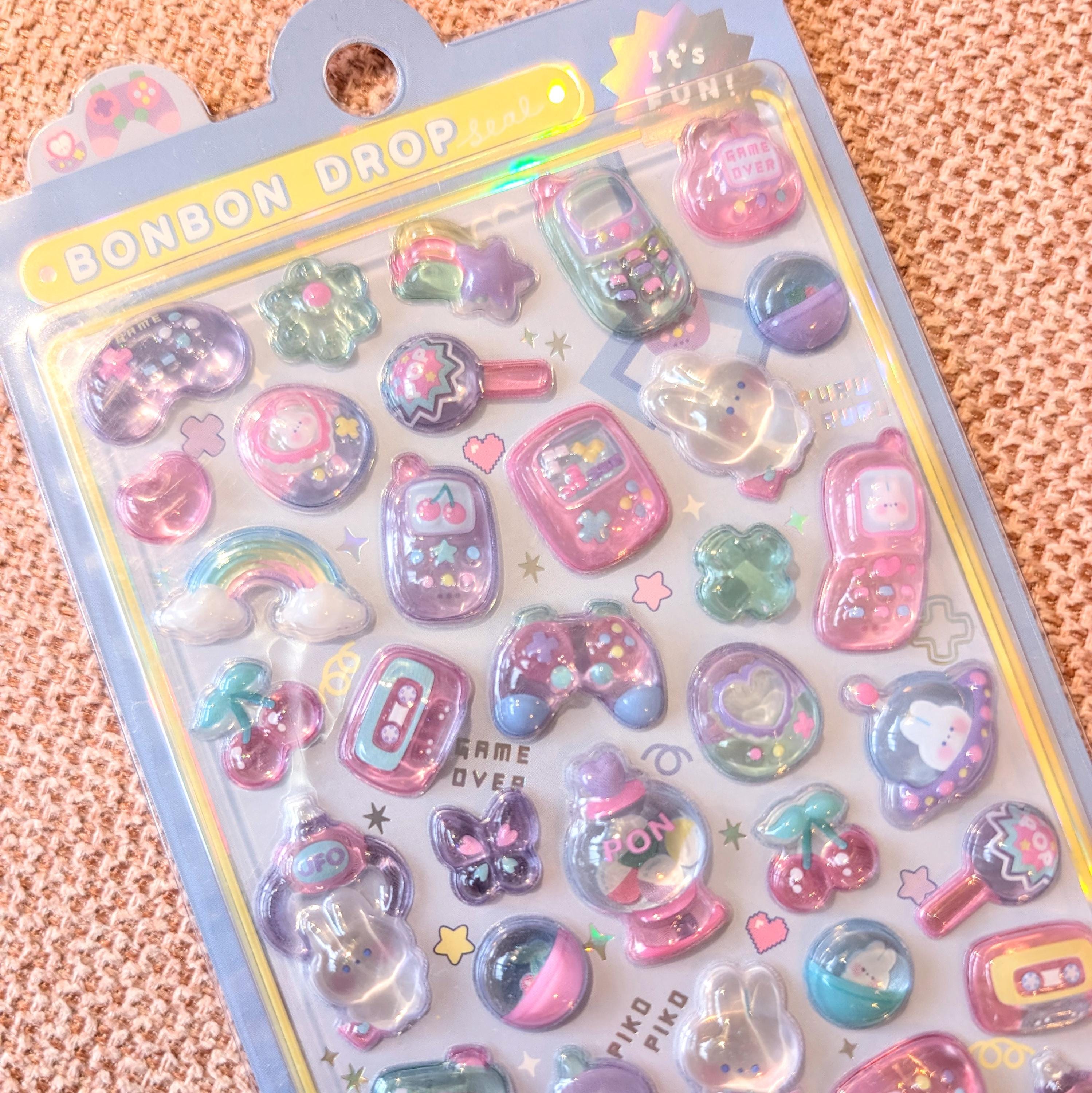 NEW 3D BONBON Sticker Drop Seal | Hard Resin | Q-LIA | Unique and ...