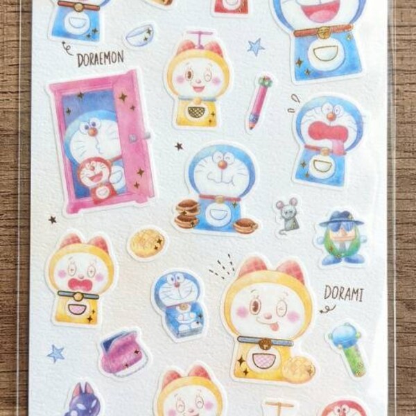 Doraemon Sticker Sheet - Etsy