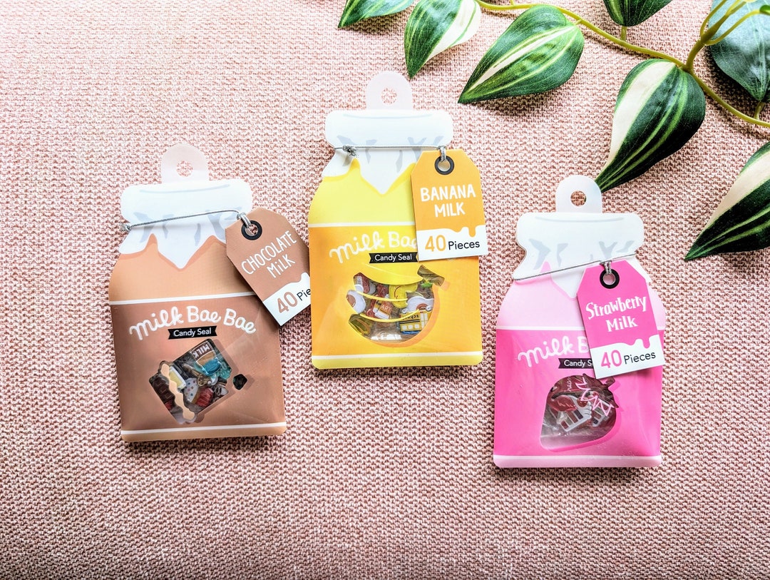 CLERANCE Milk Bae Bae Candy Seal Pick 1 3D Resin Sticker Sack KAMIO ...