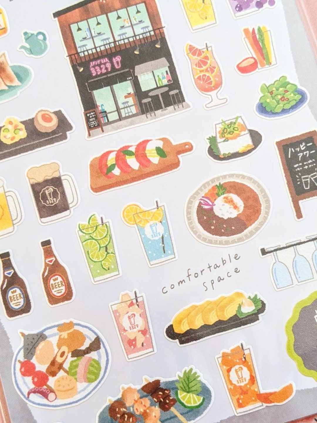 CLEARANCE | Restaurant Front Cafe Sticker Sheet - MINDWAVE JAPAN ...