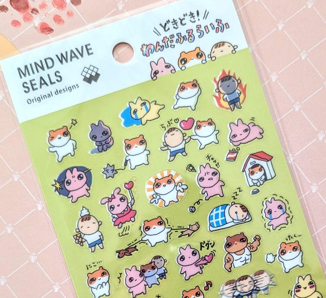 Doodle Doodle Character Stickers | MINDWAVE JAPAN | Sticker Sheet ...