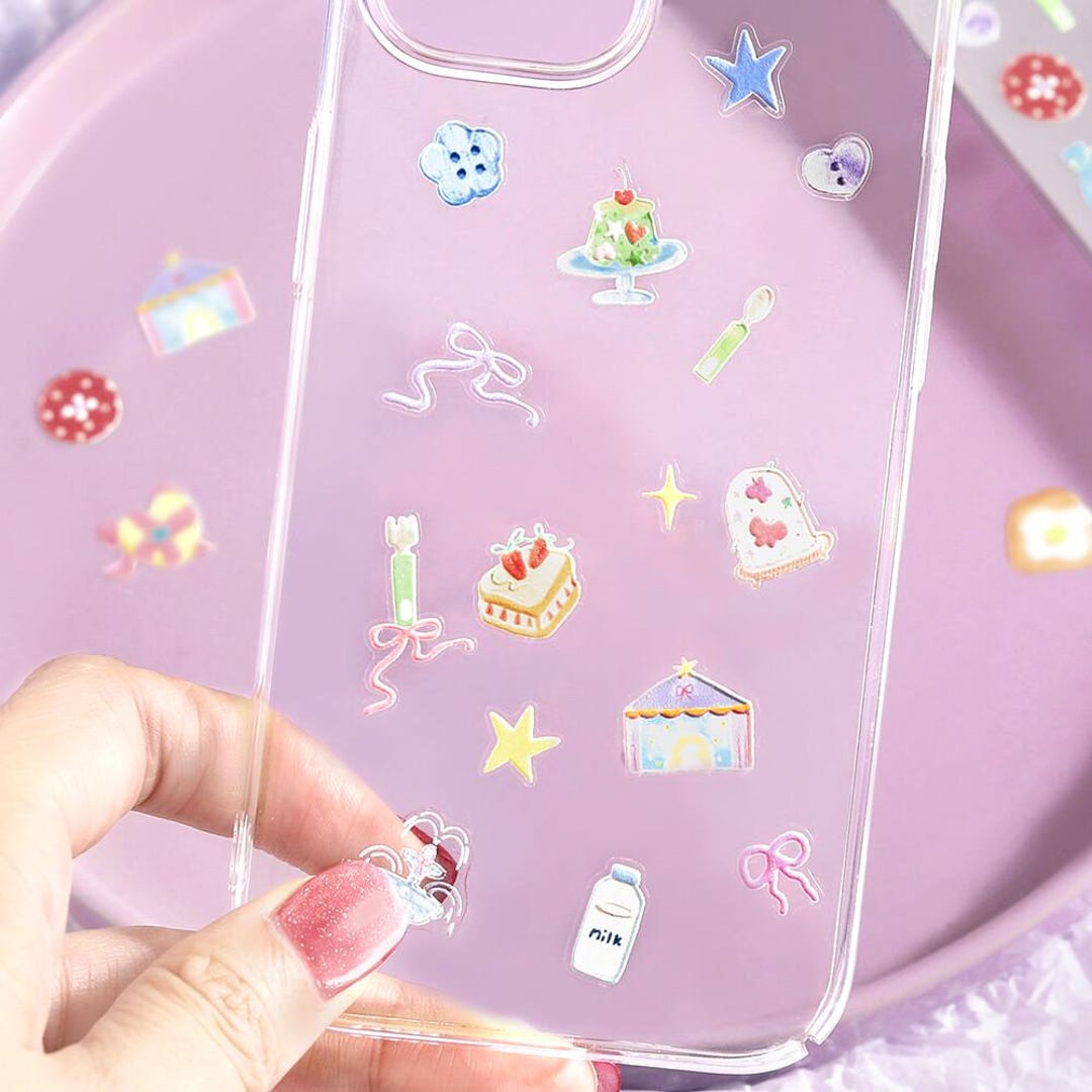 3D Soft Texture Stickers | BGM | Shimmer | Japan Delicate Kawaii Design ...