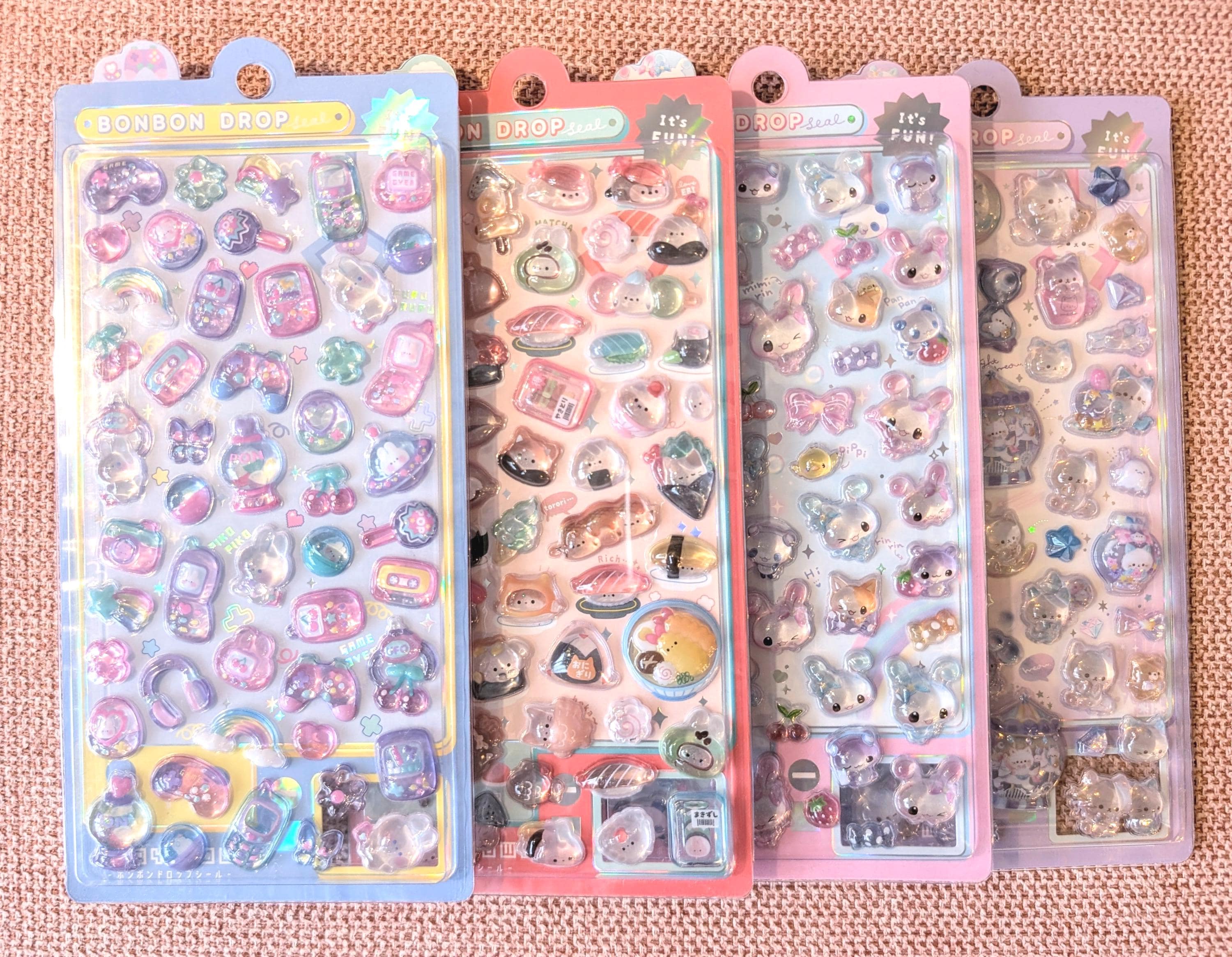NEW 3D BONBON Sticker Drop Seal | Hard Resin | Q-LIA | Unique and ...