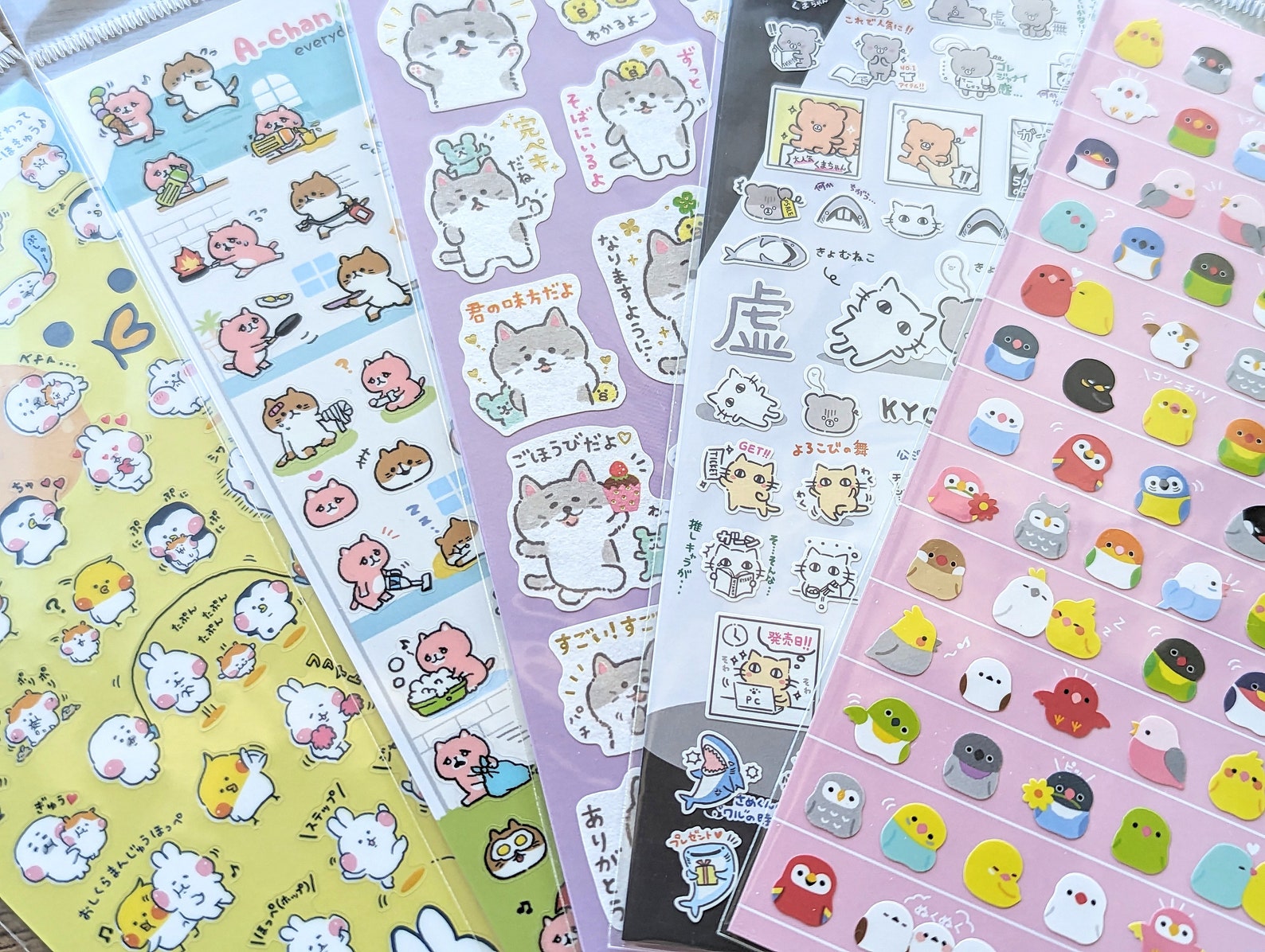 CLEARANCE | Animal Sticker Sheet | 1 or 5 Pc Set | MINDWAVE Japan ...