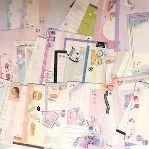 50 Sheets Kawaii Mini Memos | Japanese Stationery Grab Bag | Cute Paper ...