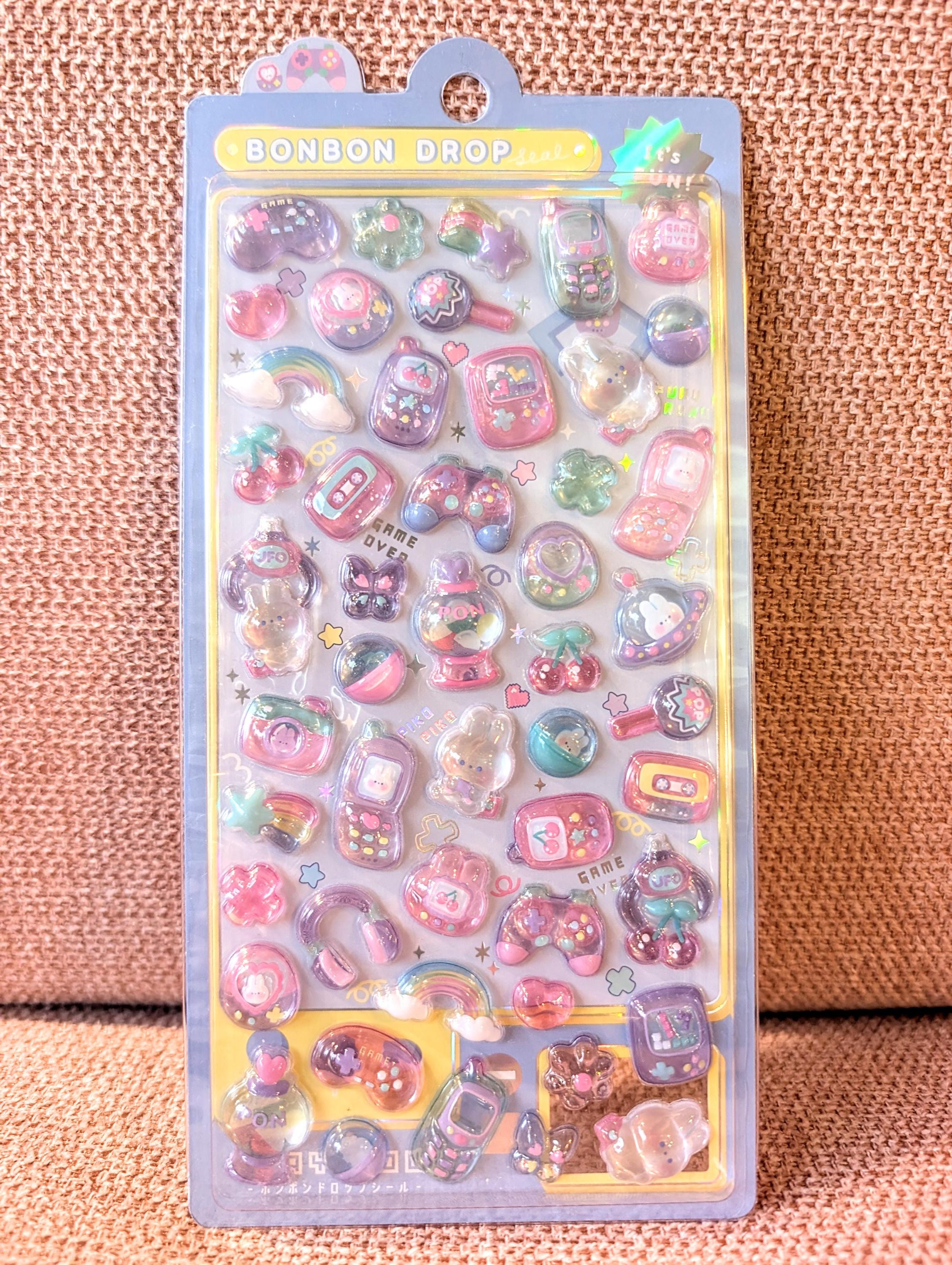 NEW 3D BONBON Sticker Drop Seal | Hard Resin | Q-LIA | Unique and ...